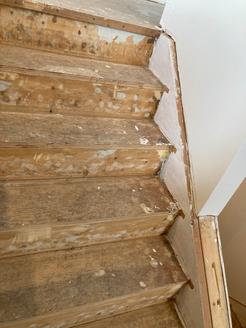 How do I finish stair do stringers