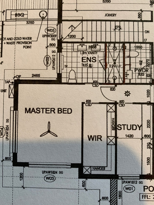 Better suggestion for ensuite layout | Houzz AU