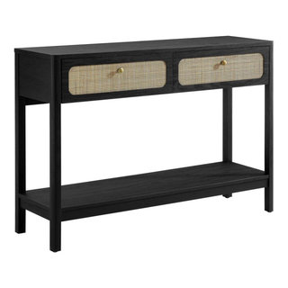 Chaucer Wood Entryway Console Table - Contemporary - Platform Beds - by ...