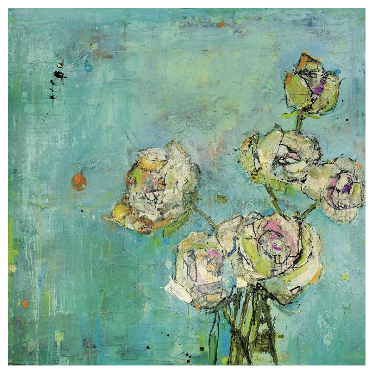 "Effulgence" Digital Paper Print by Kellie Day, 20"x20", 42"x42 ...