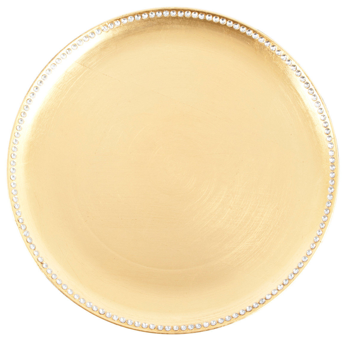 Studded Design Charger Plate, Set of 4 - Traditional - Charger Plates ...