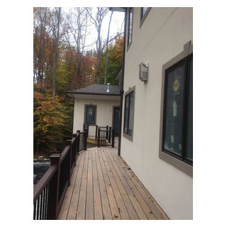 Wrap-around deck - Mediterranean - Deck - DC Metro - by Manzel ...