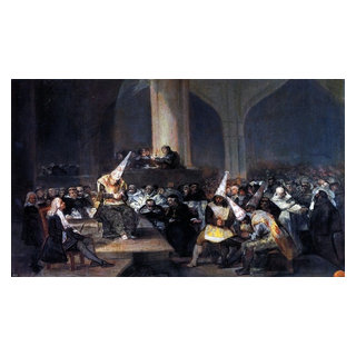 Francisco Jose de Goya Y Lucientes Inquisition Scene Gallery Wrapped ...