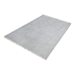 Belleville Handknotted Wool and Bamboo Viscose Rug - Contemporary ...