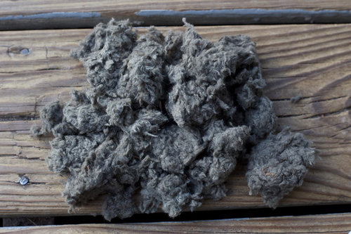 Identifying Old Insulation in my attic before blowing in Green Fiber.