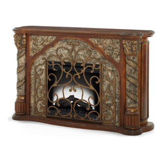 AICO Furniture Villa Valencia Fireplace w-Electric - Victorian - Indoor ...