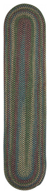 Colonial Mills Rug Worley Runner Dark Green Runner, Oval, 30"X132 ...