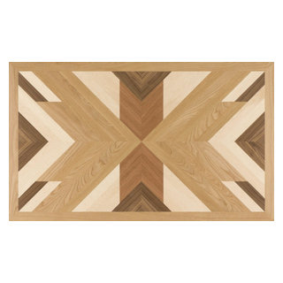 Arrowhead Artisan Rug Wood Medallion, 36"x60", 5/16" - Southwestern ...