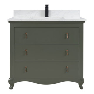 Legion Furniture WS2512 Series Bathroom Sink Vanity, 36" - Traditional - Bathroom Vanities And ...