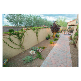 Transformed Tucson Courtyard - American Southwest - Garden - Phoenix ...