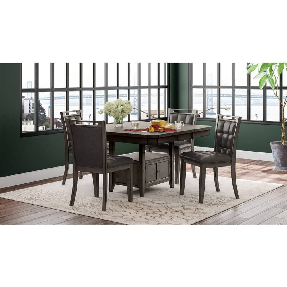 Manchester Contemporary 78 Table Five-Piece Dining Set - Contemporary ...