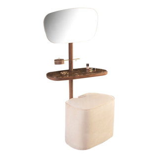 Nomon Tocador Vanity Table with Marble Top - Transitional - Bedroom ...