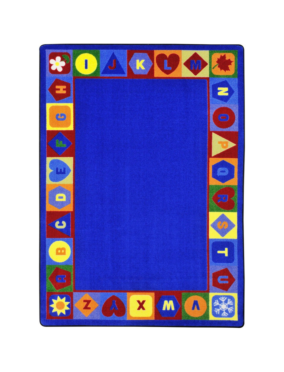 Kid Essentials, Geography & Environment Seasons & Shapes Alphabet Rug ...
