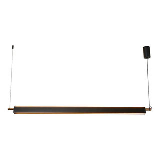 Rimplas | Retro-Styled Led Pendant Light with Long Bar Shape, L47.2 ...