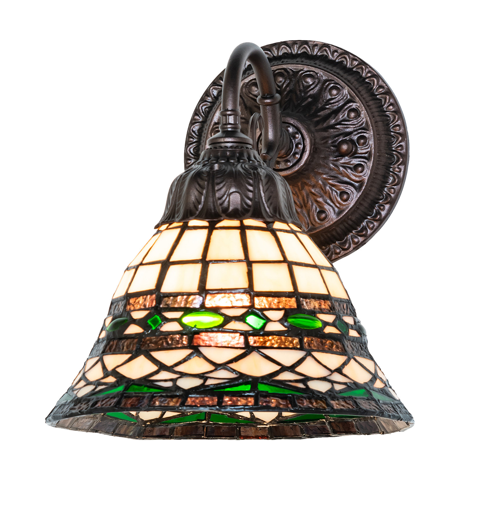 8" Wide Tiffany Roman Wall Sconce - Victorian - Wall Sconces - by Meyda ...