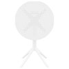 Sky Round Folding Table 24 inch White - Contemporary - Outdoor Dining ...