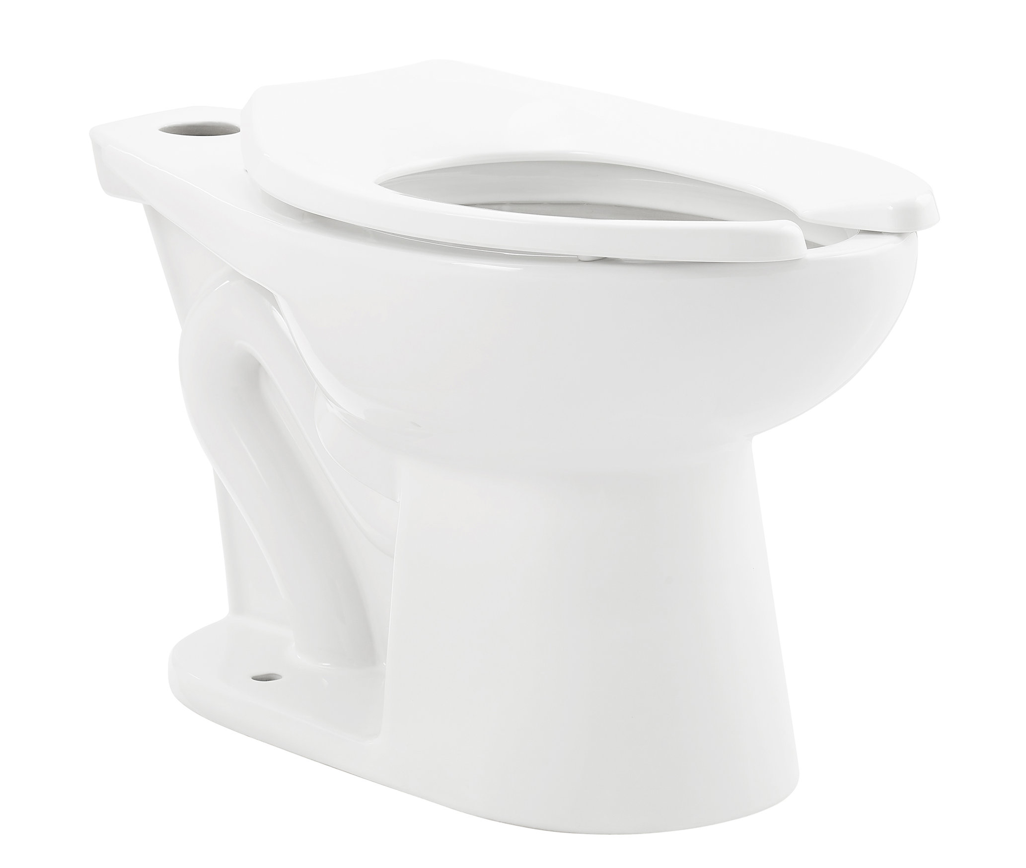 Sirene Floor-Mounted Commercial Elongated Top Flush Spud Flushometer ...