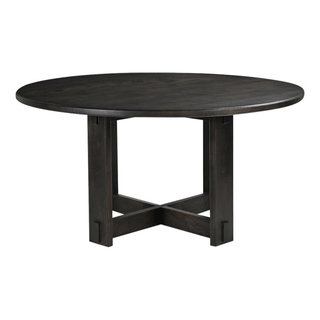 Glenn Round Dining Table Dark Brown - Contemporary - Dining Tables - by ...