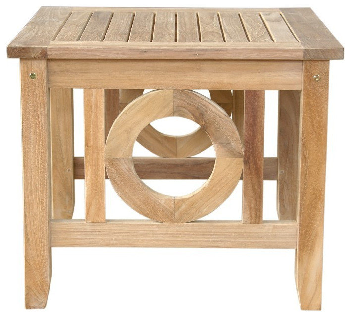 Anderson Teak DS-705 Natsepa Square Side Table - Transitional - Outdoor ...