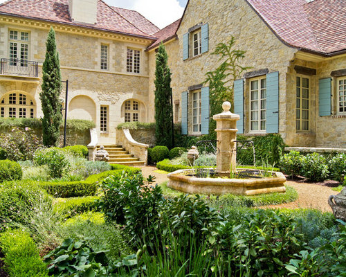 French Courtyard Home Design Ideas, Pictures, Remodel and Decor