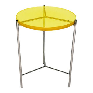 Bolt End Table 24 Yellow Top - Contemporary - Side Tables And End ...