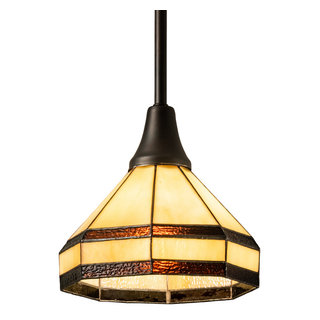 8" Wide Topridge Mini Pendant - Craftsman - Pendant Lighting - by Meyda ...