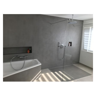 Fugenlose Böden und Bäder - Modern - Bathroom - Hanover | Houzz