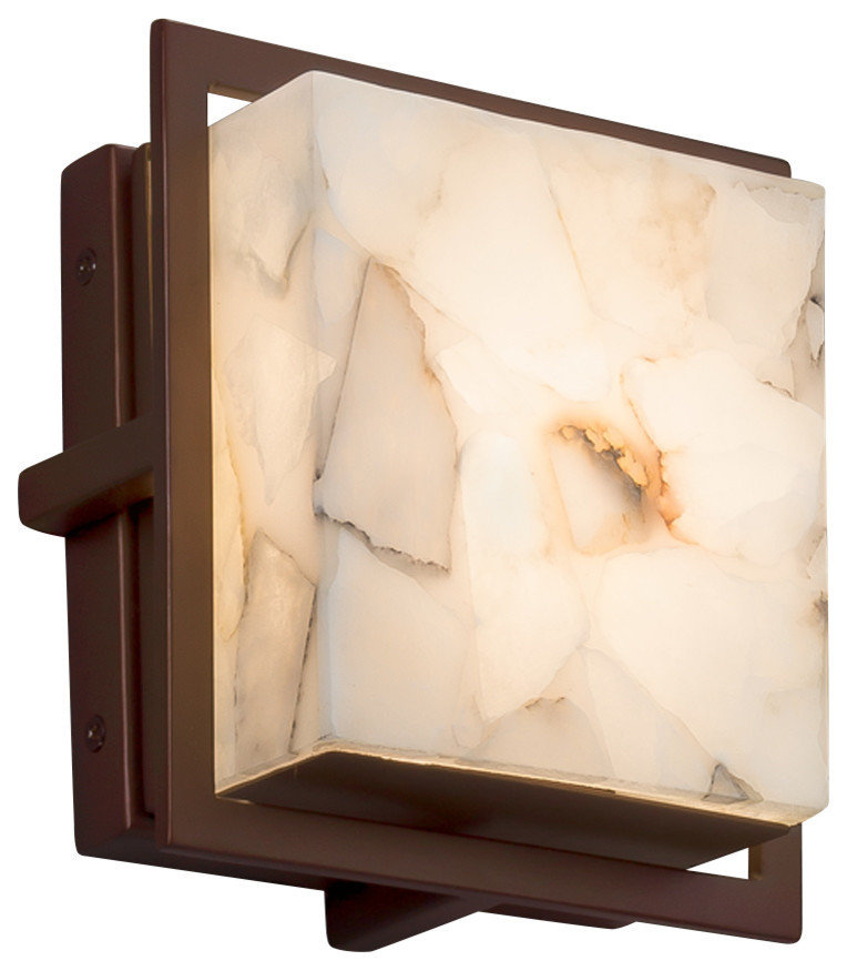 Alabaster Rocks! Avalon Square ADA Outdoor Wall Sconce, LED ...