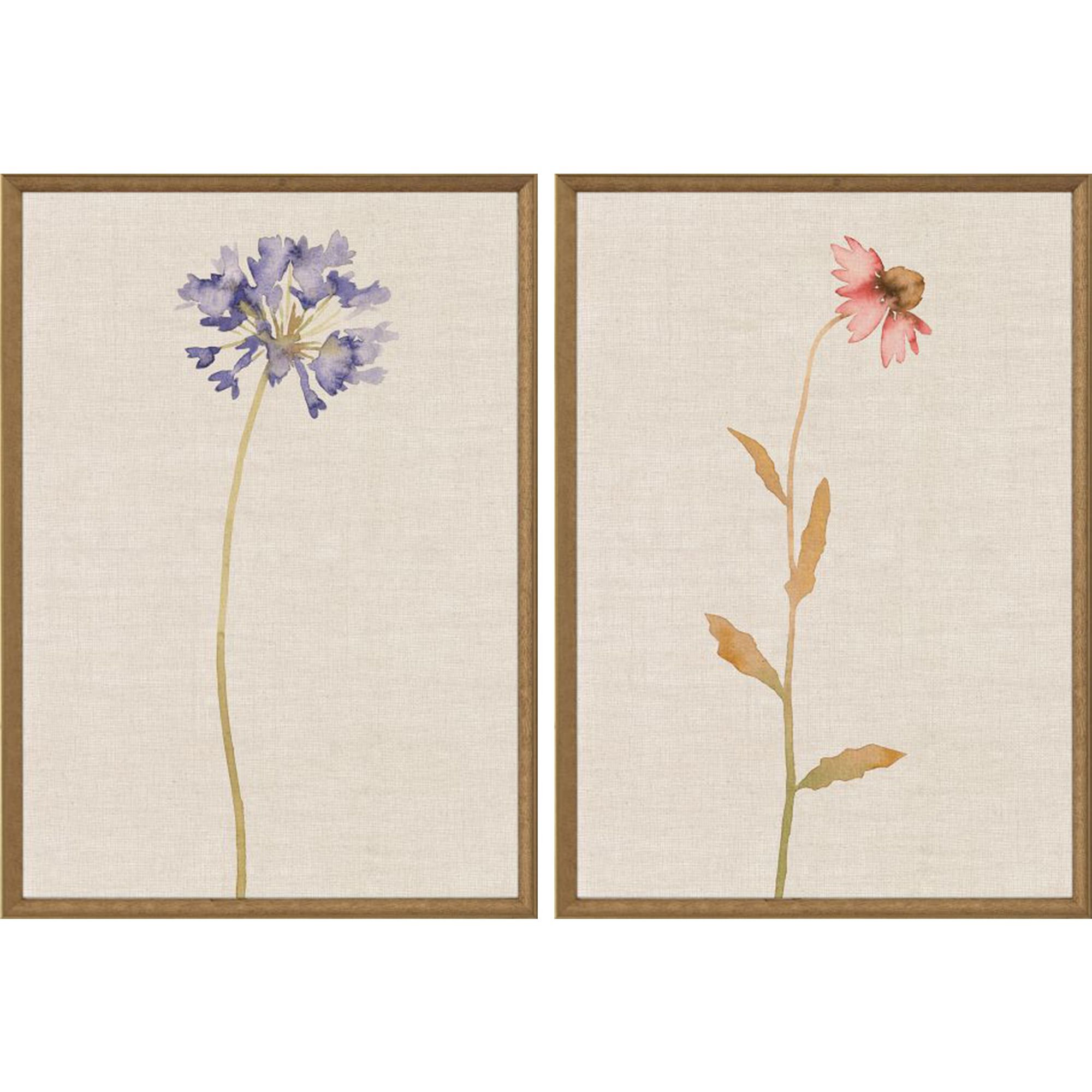 Wild Flourish I S/2 - Contemporary - Prints And Posters - by Paragon ...