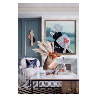 Bhargava's Residence - Modern - Living Room - Other - by MOSID | Houzz