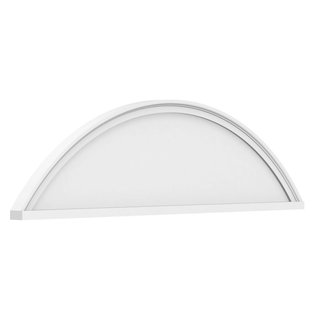 Segment Arch Smooth Architectural Grade PVC Pediment, 28"W x 8"H x 2"P ...