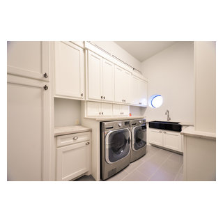 Contemporary ICF Construction Home - Contemporary - Laundry Room ...