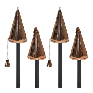 Small Hawaiian Cone Tiki Style Torch With Pole and Snuffer ...