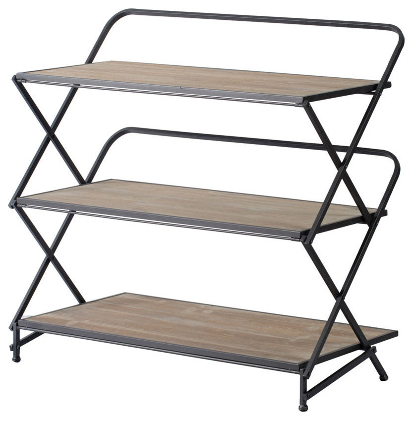 3 Layer Kd Shelves 34x17x33" - Industrial - Display And Wall Shelves ...