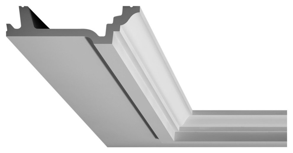 Orac Decor Plain Polyurethane Crown Moulding, Face: 2-3/16 ...