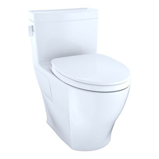 Legato 1.28 GPF One-Piece Elongated Toilet With Left Hand Lever ...