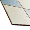 Artisan Ceramic Floor and Wall Tile, Damero Azul, Sample - Farmhouse ...