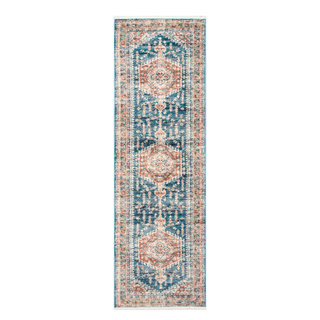 nuLOOM Bina Traditional Vintage Area Rug, 2'6"x10' - Contemporary ...