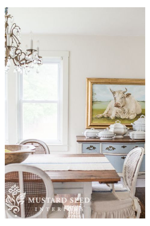 What ceiling color should I use with off-white walls?