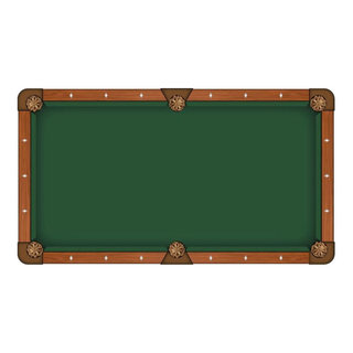 Holland Hainsworth Classic 9' Pool Table Cloth - Spruce - Modern - Game ...