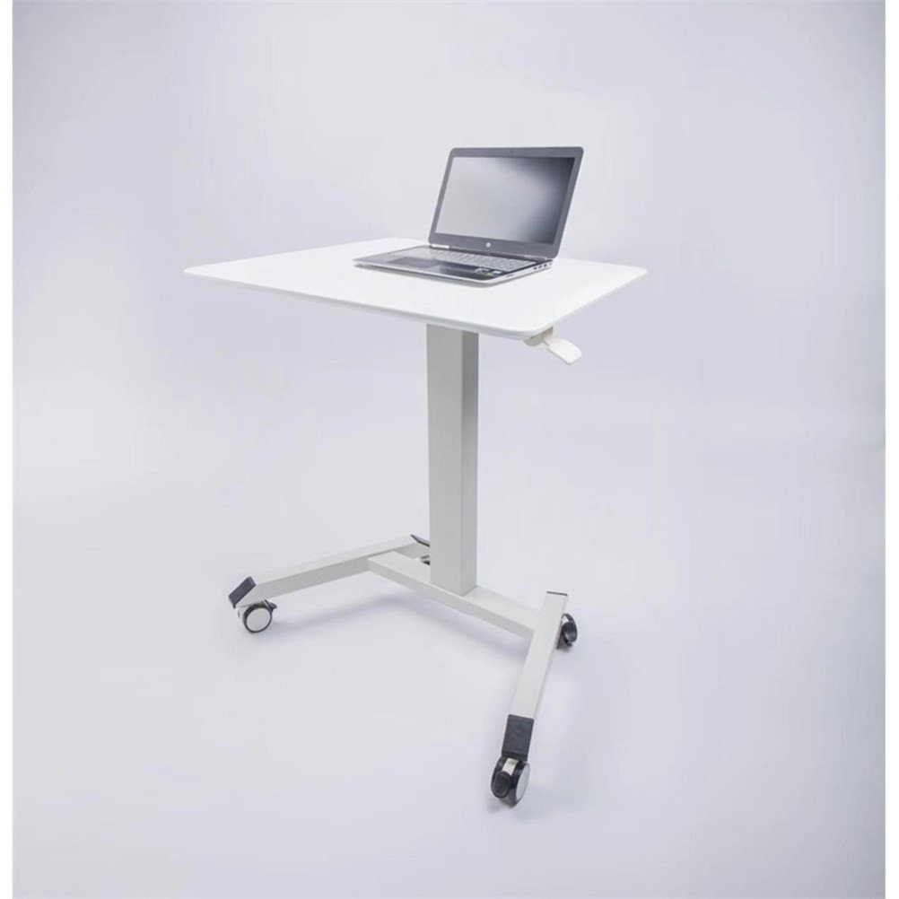 Adjustable Height Standing Office Small Desk In White Color ...
