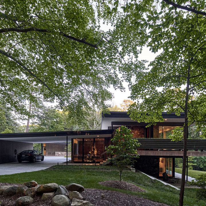 75 Häuser mit Flachdach Ideen & Bilder - Dezember 2025 | Houzz