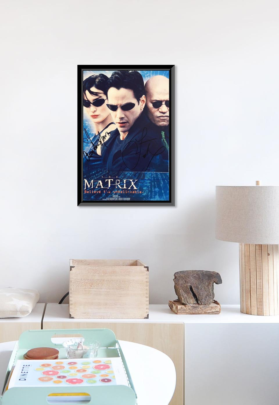 The Matrix cast signed movie poster, 27x40 inches - Contemporary - Prints And Posters - by Dream ...