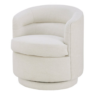 Rachel Fabric Swivel Accent Arm Chair - Modern - Armchairs And Accent ...