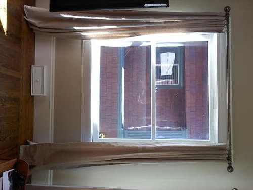 Where to install curtain rods - on casement or outside casement?