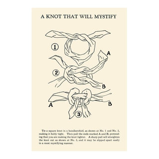 "A Knot That Will Mystify" Digital Paper Print by Retromagic, 17"x24 ...