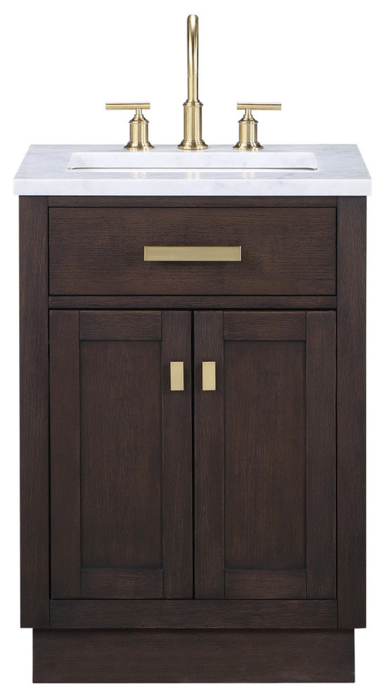 Chestnut 24" Single Bathroom Vanity - Transitional - Bathroom Vanities ...