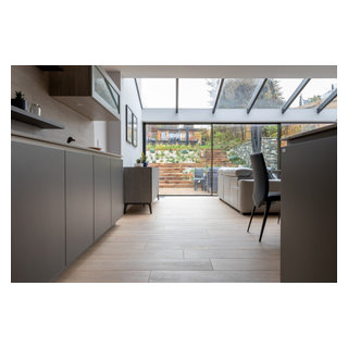 The Brighton House - RAL 7038 - Contemporary - Kitchen - Sussex - by ...