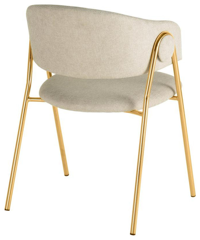 Modern Cream Dining Chairs - Set of 2, Belen Kox - Modern - Dining ...