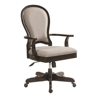 Riverside Furniture Clinton Hill Round Back Uph Desk Chair ...